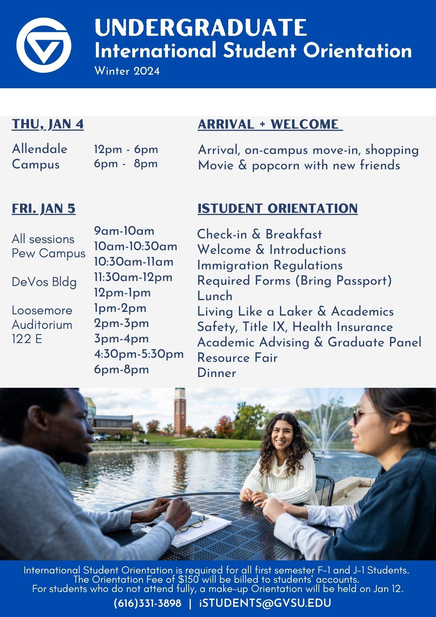 Orientation - International Students - Grand Valley State University